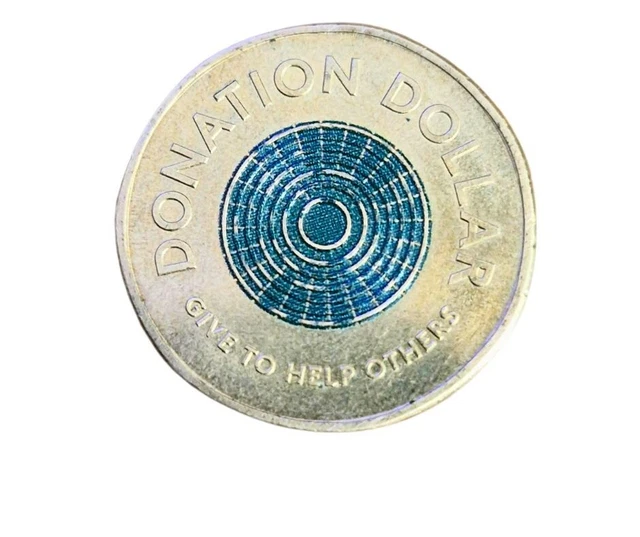 RARE 2021 AUSTRALIAN Donation One Dollar Coin, Jc Initials On Right ... RARE 2021 AUSTRALIAN Donation One Dollar Coin, Jc Initials On Right ...