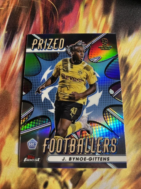CARTE DE FOOT Topps Finest J.bynoe-gittens Borussia Dortmund EUR 1,00 ...