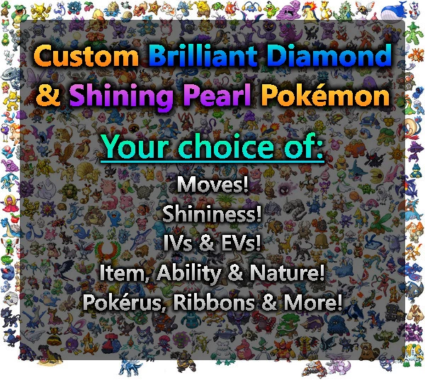 BUILD ANY CUSTOM Pokemon! | Pokemon Brilliant Diamond and Shining Pearl ...