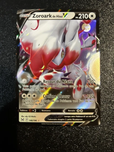 CARTE POKÉMON ZOROARK de Hisui V 146/196 EB11 Origine Perdue NEUF EUR 1,00 - PicClick FR