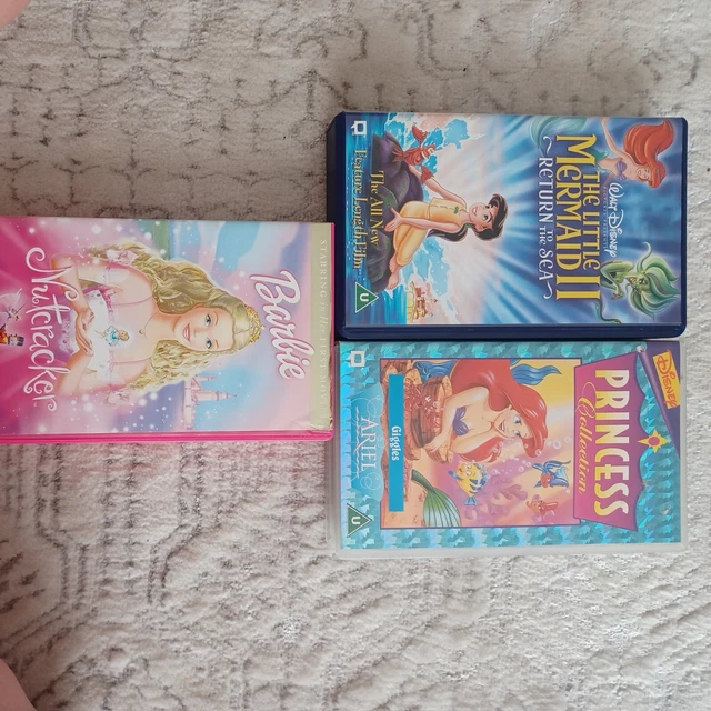DISNEY PRINCESS COLLECTION ARIEL GIGGLES VHS VIDEO Mermaid Tales And ...