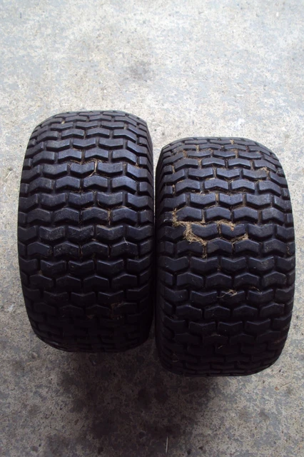 RIDE ON MOWER front wheels removed from a Hayter similar to Murray £38. ...