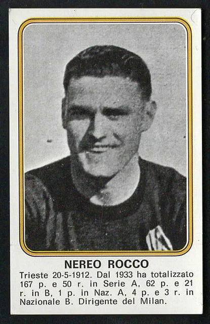 FIGURINA CALCIATORI PANINI 1976-77 n.499 Nereo Rocco! Nuova da Bustina ...