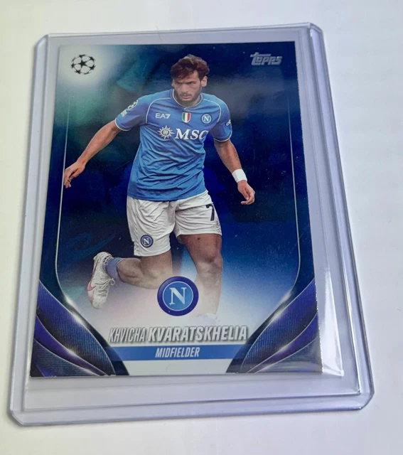 TOPPS AMMIRAGLIA UCC 23-24 Khvicha Kvaratskhelia Ssc Napoli Parallelo ...