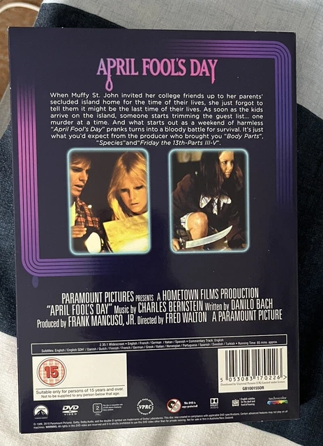 APRIL FOOLS DAY Dvd Cult Classic 80s Horror Slasher New And Sealed EUR ...