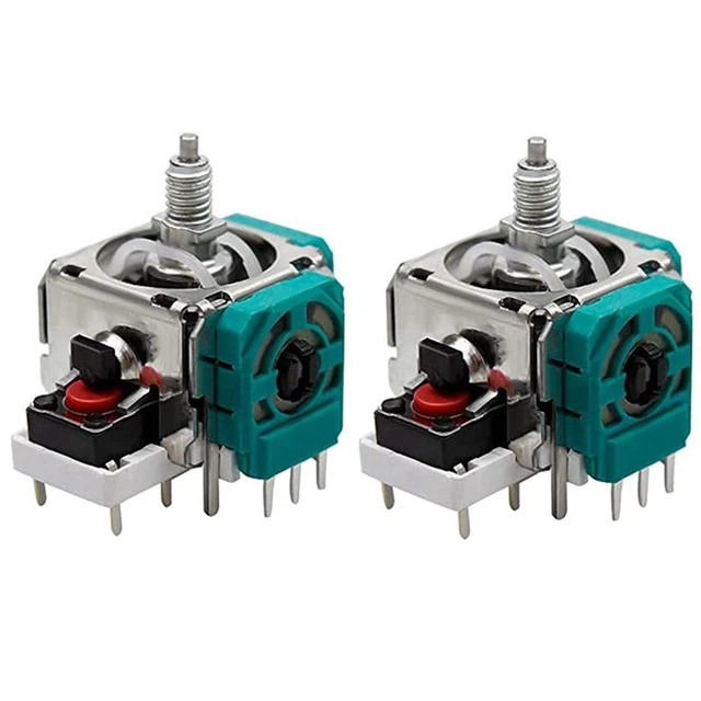 2PCS REPLACEMENT ANALOG Joystick Module 3D Thumbstick for Elite Series ...