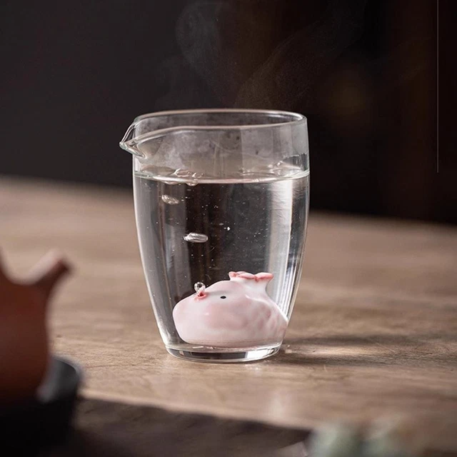 MINI BUBBLE FISH Statue Modern Ceramic Tea Pet For Table Tearoom ...