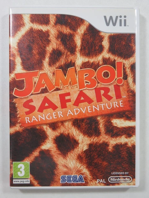 JAMBO! SAFARI RANGER Adventure Nintendo Wii Pal-Fra Occasion EUR 11,19 ...