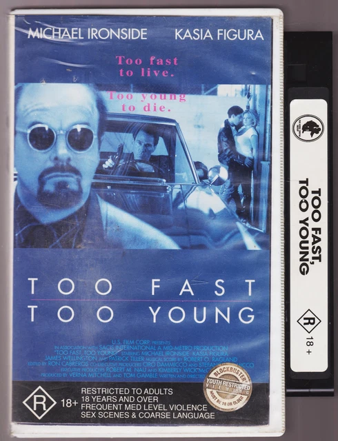 TOO FAST TOO YOUNG - VINTAGE VHS Video tape $11.20 - PicClick AU