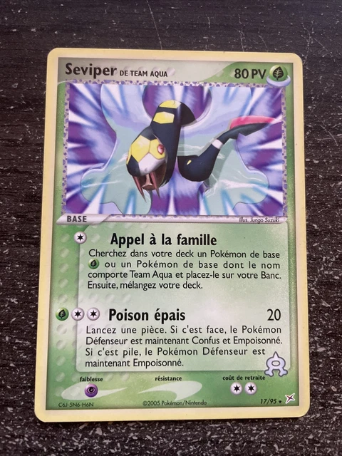 SEVIPER RARE - Pokémon 17/95 Ex Team Aqua Team Magma Fr EUR 7,85 ...
