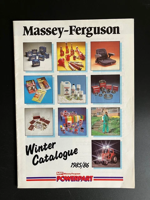 MASSEY FERGUSON POWERPART TRACTOR BROCHURE CATALOG 80s FARM MODEL SALES LEAFLET £5.00 - PicClick UK