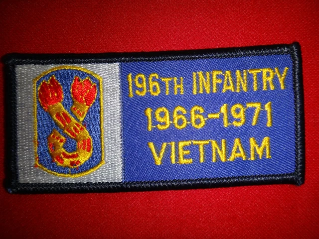 VIETNAM GUERRE ÉTATS-UNIS 196th Infanterie Brigade 1966-1971 Vietnam ...