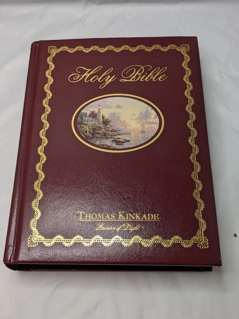 HOLY BIBLE, THOMAS Kinkade; Painter of Light, New King James Version ...