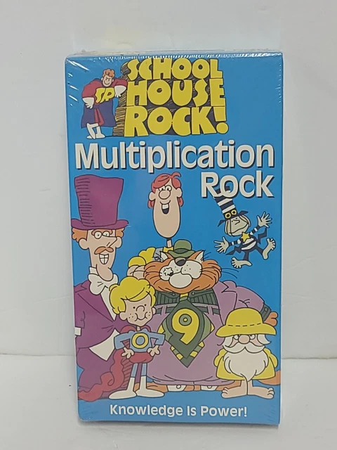 SCHOOLHOUSE ROCK - Multiplication Rock (VHS,1995;ABC) Brand New OOP HTF ...