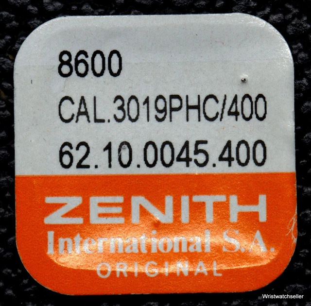 ROLEX DAYTONA ZENITH 62.10.0045.400 CAL.3019PHC/400 Hour Counting Wheel ...