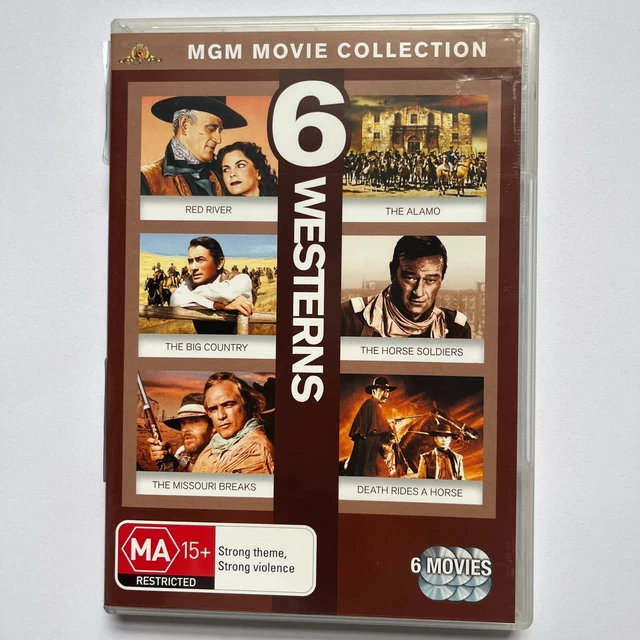 6 WESTERNS MGM Movie Collection (DVD) Region 4 PAL Like New FREE ...