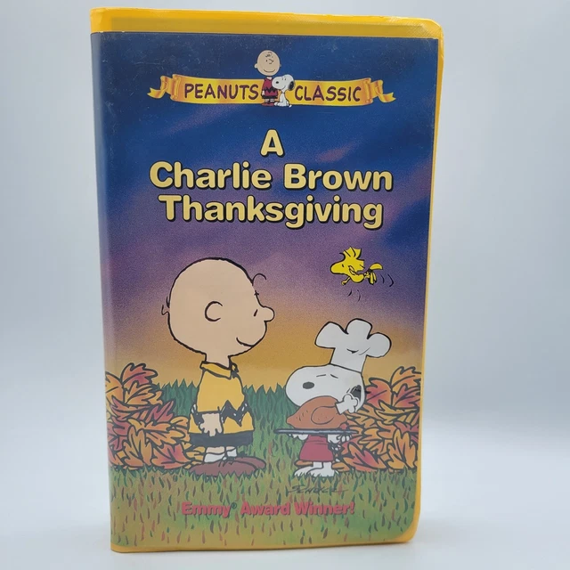 A CHARLIE BROWN Thanksgiving (VHS, 1996, Paramount/Peanuts Home Video ...