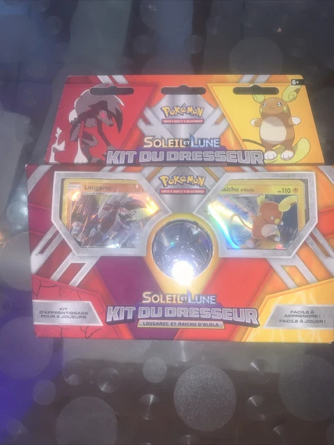 KIT DU DRESSEUR Pokémon Soleil Et Lune Pokémon Lougaroc Et Raichu D ...