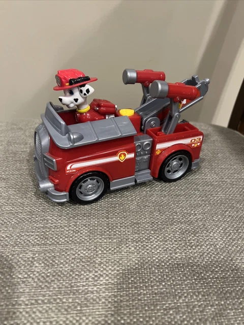 PAW PATROL, MARSHALL’S Deluxe Movie Transforming Fire Truck Toy Car. £ ...