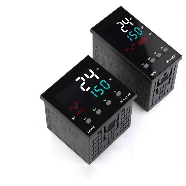 DIGITAL PID TEMPERATURE Controller Temp Control 100-240VAC Dual Relay ...