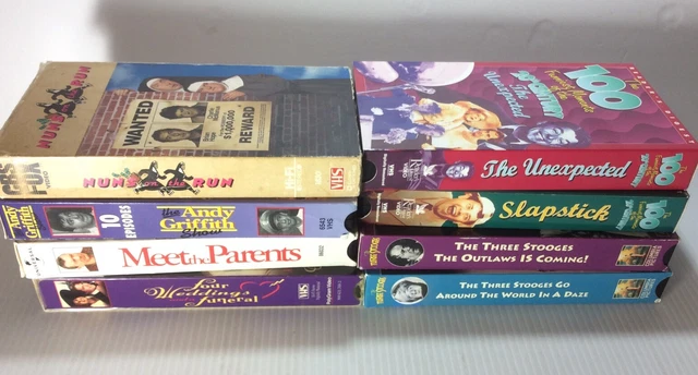COMEDY VHS LOT Video Tapes Nuns On The Run 3 Stooges And More £15.56 ...