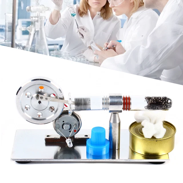 HOT AIR LOW Temperature Stirling Engine Motor Model Heat Steam ...