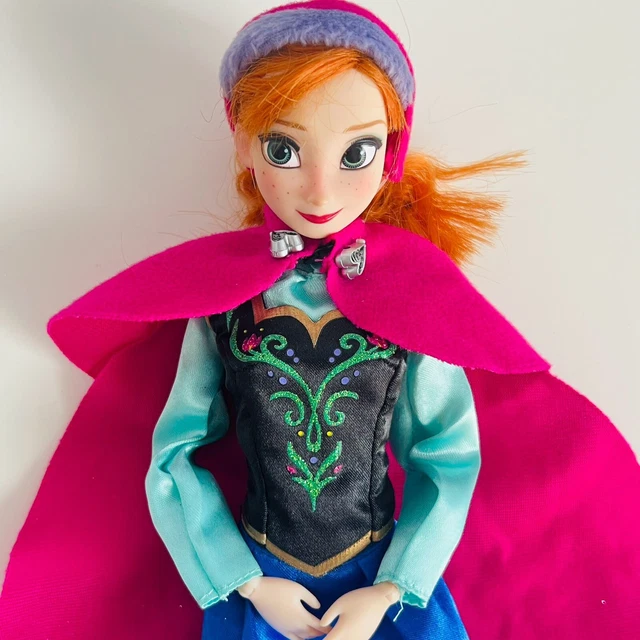 Disney Store Classic Doll Frozen Anna With Clothes Jointed Poseable Articulated £1699 Picclick Uk