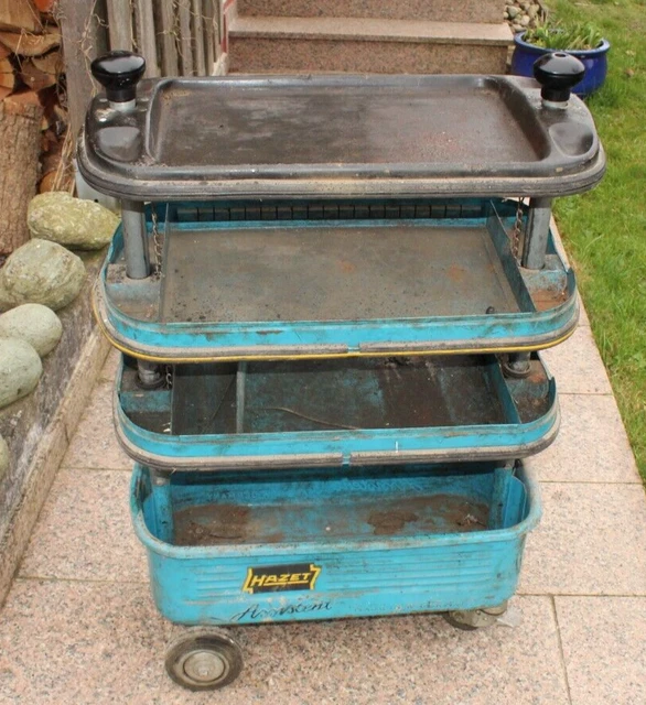 HAZET ASSISTENT WERKZEUGWAGEN Werkstattwagen Werkzeugrollwagen Stangen ...