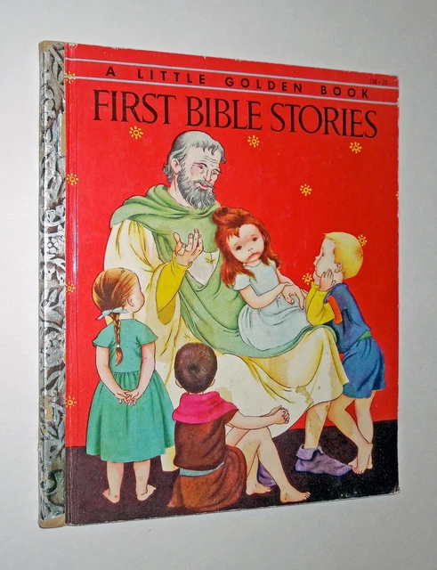 FIRST BIBLE STORIES (Little Golden Book) - Werner, Wilkin, 1954 hc, "A ...