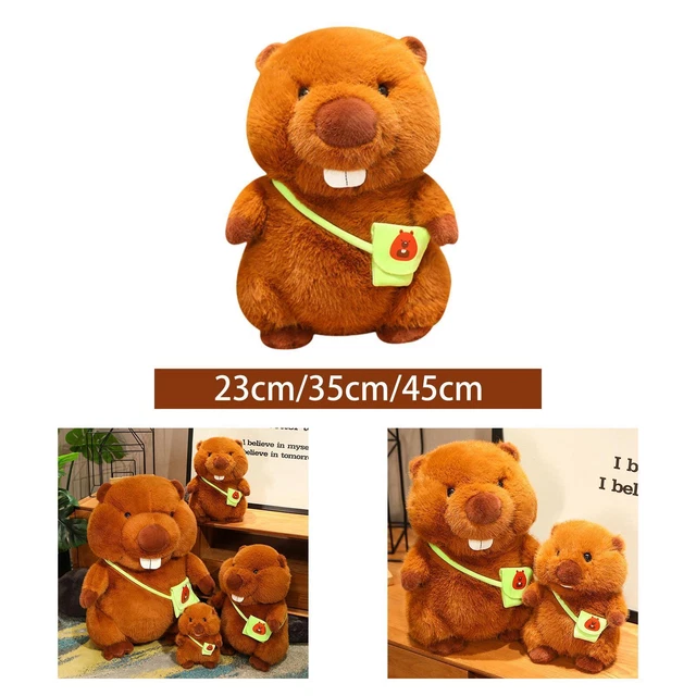 PLUSH BEAVER STUFFED Animal Lovely Plush Animal Toy Doll for Girls Boys ...