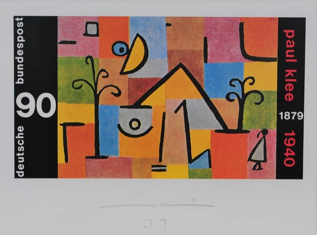 ALMIR MAVIGNIER/PAUL KLEE/OFFSET Lithographie/1979/ handsigniert ...