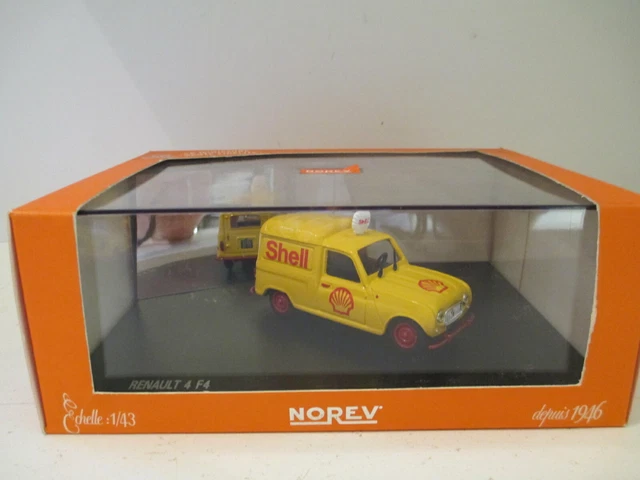RENAULT 4 R4 4L F4 Publicitaire SHELL par NOREV 511015 au 1/43 EUR 29 ...