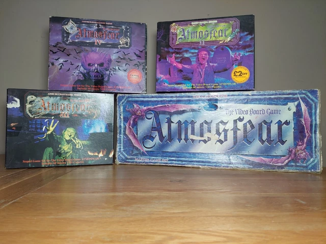VINTAGE VHS VIDEO based retro horror board game, Atmosfear with 3 ...
