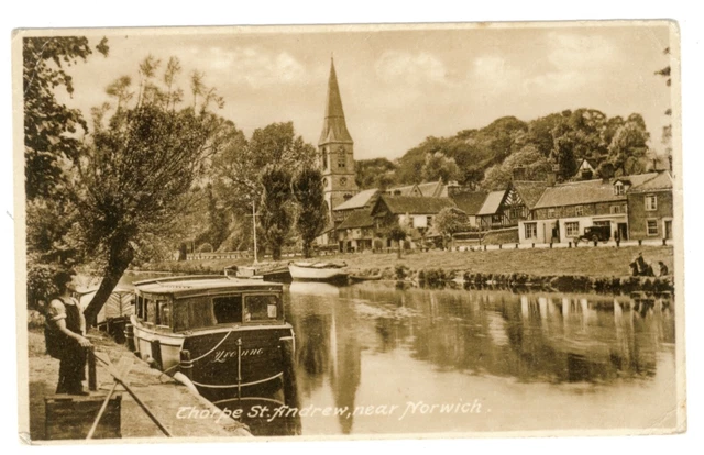 NORFOLK - THORPE ST ANDREW nr NORWICH 1942 Postcard £1.95 - PicClick UK