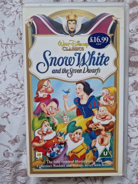 WALT DISNEY CLASSICS - Snow White And The Seven Dwarfs (VHS/SUR, 1994 ...