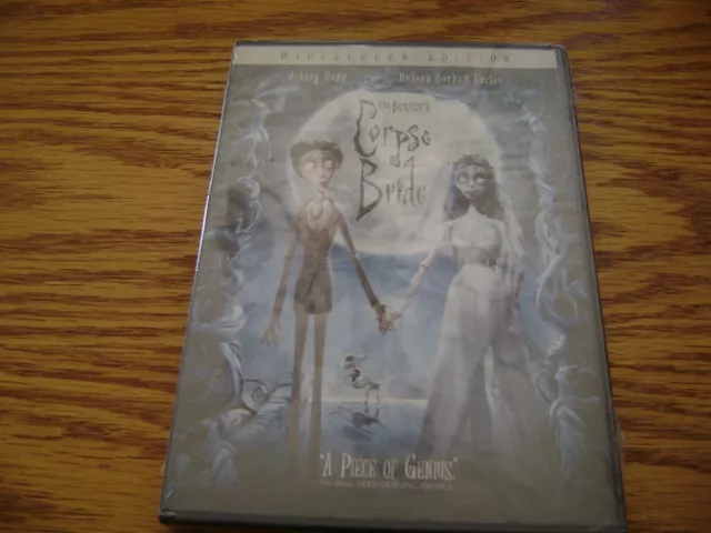Tim Burtons Corpse Bride Dvd Widescreen Johnny Depp Nuovissimo Sigillato Spedizione Gratuita Eur