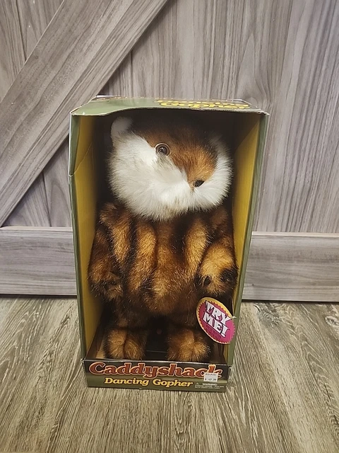 ORIGINAL CADDYSHACK DANCING Plush Gemmy Gopher Rare Collectible Check ...