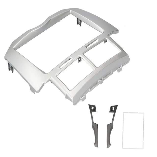 CADRE DE NAVIGATION Kit De Tableau De Bord Fascia 2-DIN Autoradio Audio ...