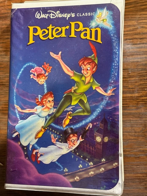 WALT DISNEY'S PETER Pan VHS 1990) Black Diamond Original Classic ...