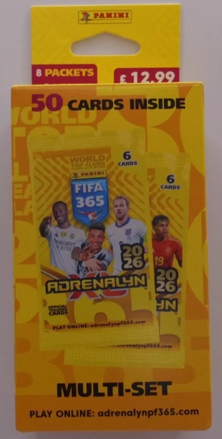 PANINI FIFA 365 Trading Cards 2026 Multi-set inc. 8 packs + 2 Limited ...