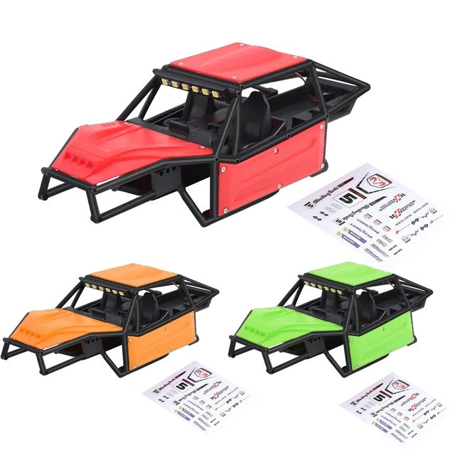 ROCK TARANTULA NYLON Buggy Body Shell Chassis Kit for 1/18 RC Crawler ...