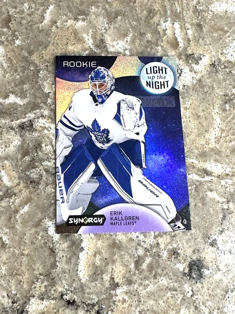 2022-23 UD SYNERGY Light Up the Night Erik Kallgren #LNR-EK Maple Leafs ...