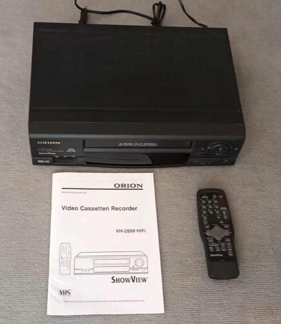 ORION VCR VH 2899 VHS Videorecorder 6 Head EUR 55,55 - PicClick DE