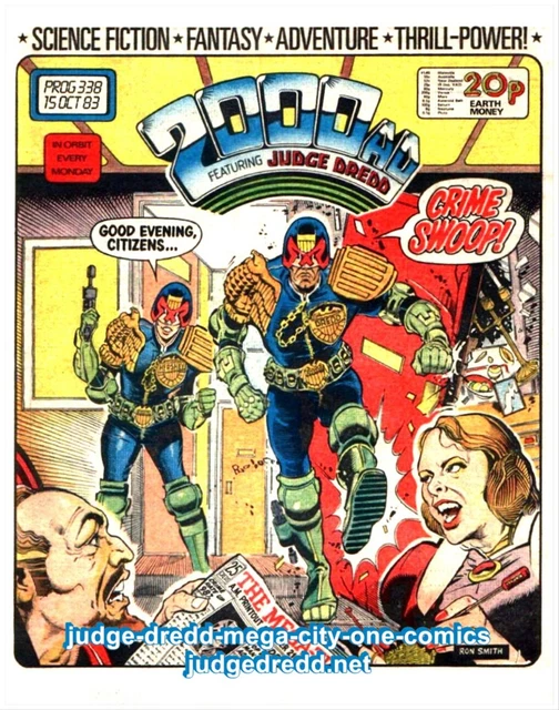 2000AD PROG 388 Judge Dredd Comic Book Issue Very Good to Excellent Condition () EUR 10,00 ...