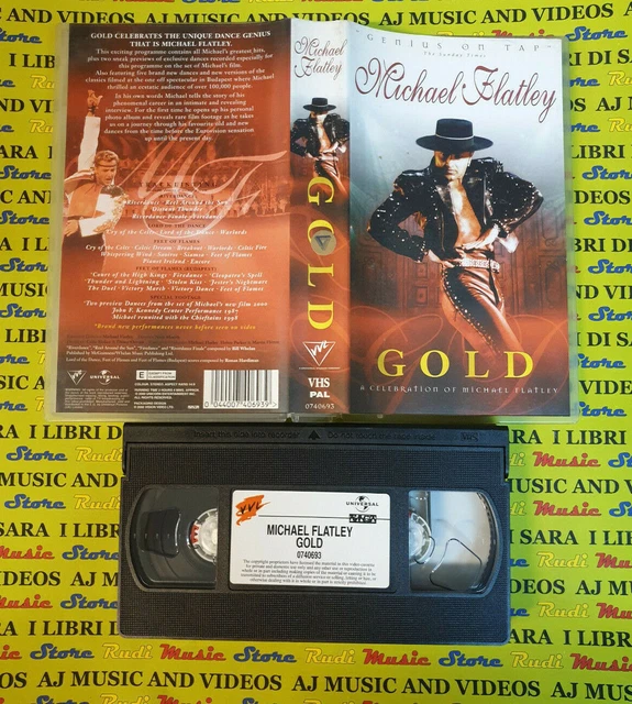 VHS FILM GOLD a celebration of Michael Flatley inglese 2000 UNIVERSAL ...