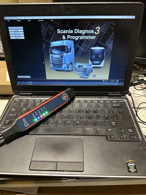 DELL LAPTOP / Scania SDP3 2024 DEALER MULTI 2024 / DIAGNOSTIC PLUG ...