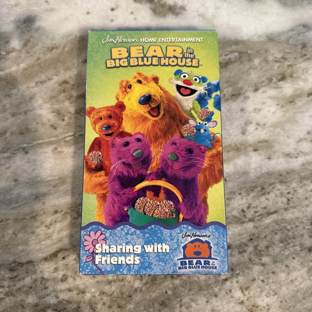 BEAR IN THE Big Blue House - Sharing With Friends (VHS, 2001) £9.06 ...