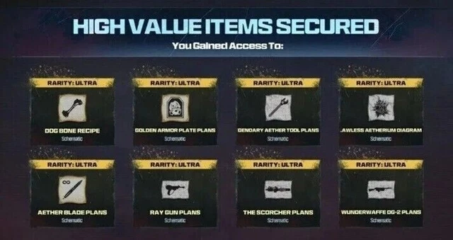 COD MW3 ZOMBIES UNLOCK RAREST SCHEMATICS | Check Description | ALL8 £6. ...