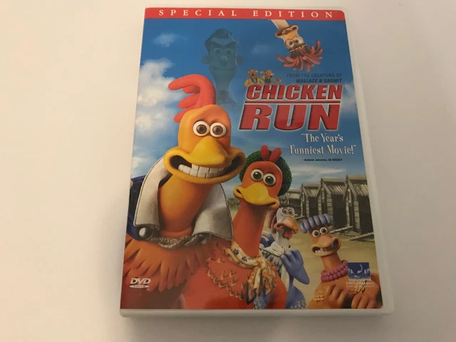 CHICKEN RUN (DVD, 2000, Widescreen) Special Edition £7.57 - PicClick UK