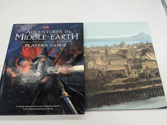 ADVENTURES IN MIDDLE Earth RPG Player's Guide and Screen! 5E Cubicle 7 ...